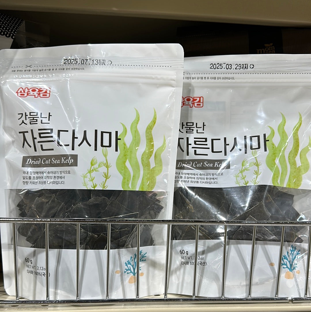 DRIED CUT SEA KELP SAHMYOOK 60g /삼육 자른 다시마 , 60g – MEGAMART | MegaKfood
