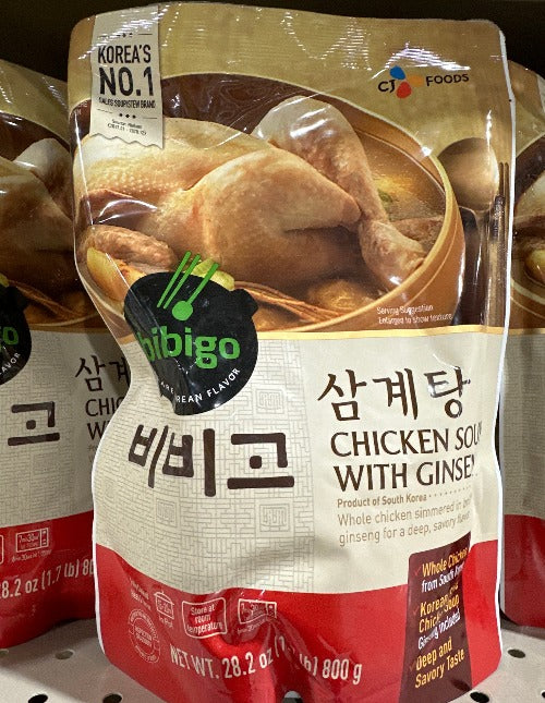 CJ GINSENG CHICKEN SOUP 800g CJ 비비고 삼계탕 800g – MEGAMART | MegaKfood