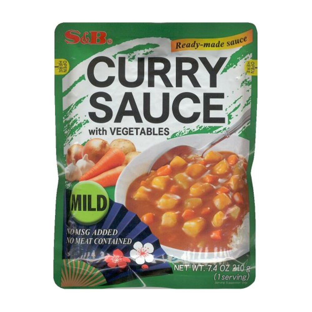 S&B Curry Sauce With vegetables Mild 210g – MEGAMART | MegaKfood