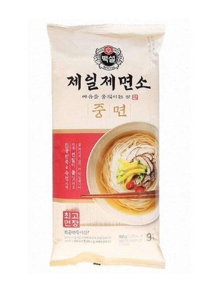 CJ BEKSUL chungmyun noodle 900g , 백설 제일제면소 중면 900g – MEGAMART | MegaKfood