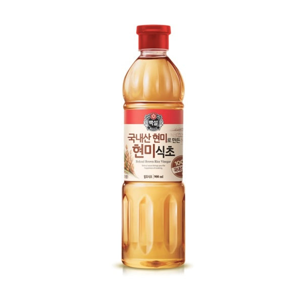 CJ BEKSUL Brown rice vinegar 900ml , 백설 현미식초 900ml – MEGAMART | MegaKfood