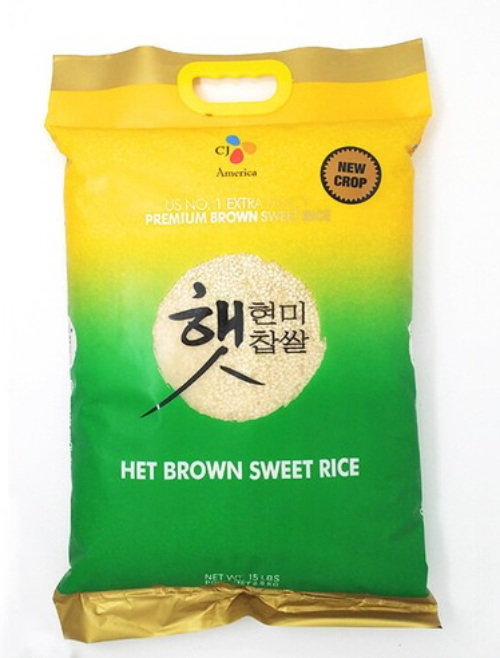 CJ SWEET BROWN RICE 15 LB , CJ 햇현미찹쌀 15 LB – MEGAMART | MegaKfood