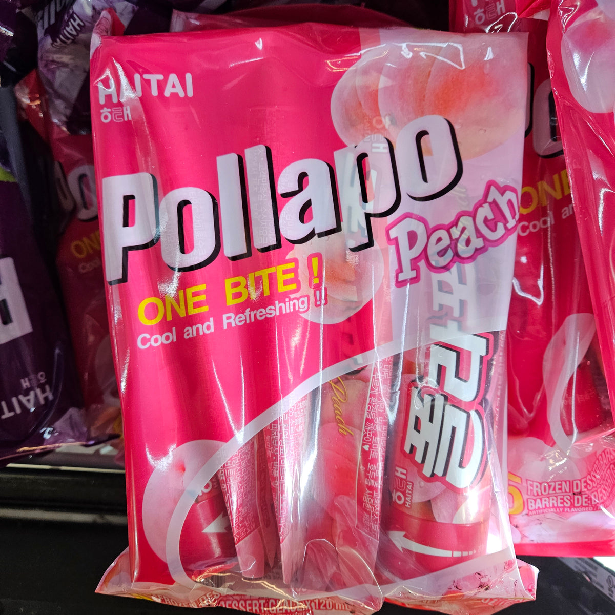 [LOCAL ONLY] HAITAI POLLAPO PEACH 20.3oz , 해태 복숭아맛 폴라포 20.3oz ...