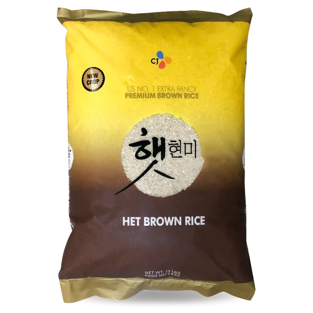 CJ HET BROWN RICE 15 LB, CJ 햇현미, 15LB – MEGAMART | MegaKfood
