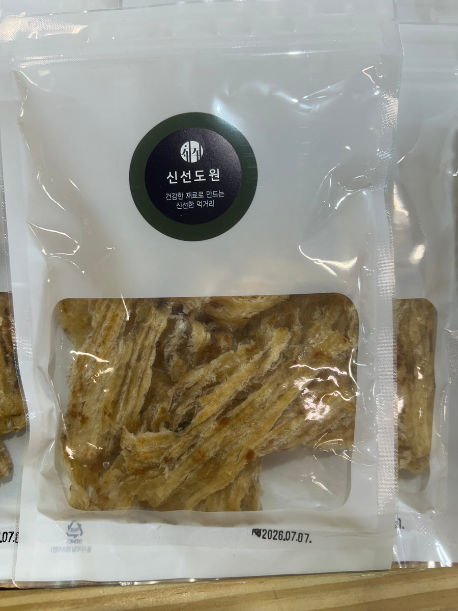 ROASTED DRIED MONKFISH MEAT50g , 아구 구이채 150g – MEGAMART | MegaKfood