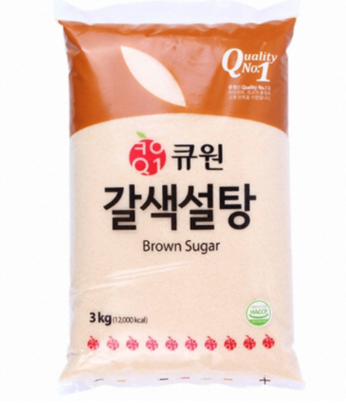 Q1 BROWN SUGAR 3kg, 큐원 갈색설탕 3kg – MEGAMART | MegaKfood
