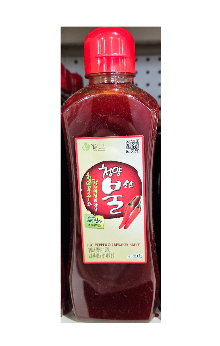 HOT PEPPER CAPSAICIN SAUCE 600g, 이슬나라 청양고추 캡사이신 불소스 600g – MEGAMART ...