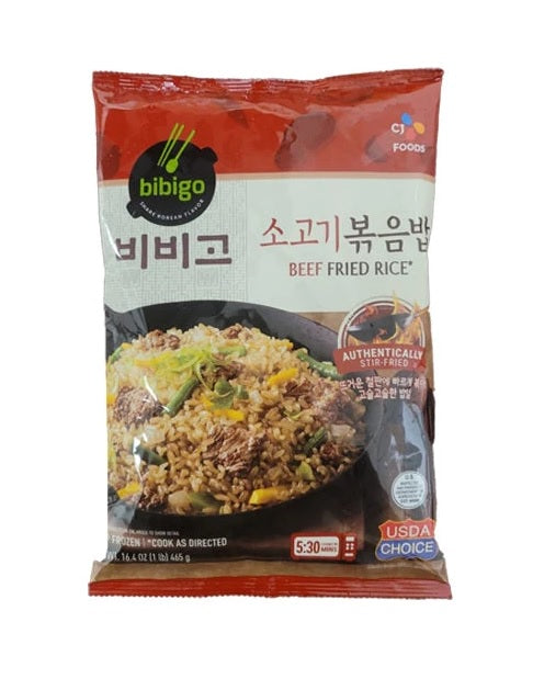 [Local Only ] CJ BIBIGO BEEF FRIED RICE 16.4oz , CJ 비비고 소고기볶음밥 465g ...