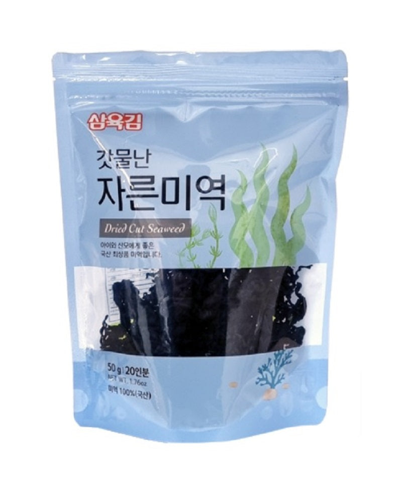 SAHMYOOK DRIED CUT SEAWEED 50g, 삼육 갓물난 자른미역 50g – MEGAMART | MegaKfood