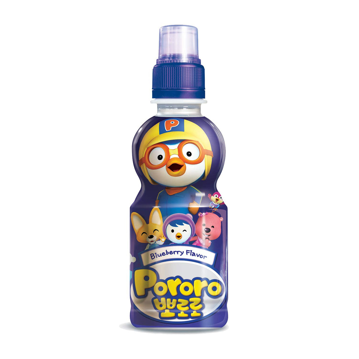 Paldo Pororo Drink Blueberry Flavor 7.95fl.oz, 팔도 뽀로로 드링크 블루베리맛 235ml ...