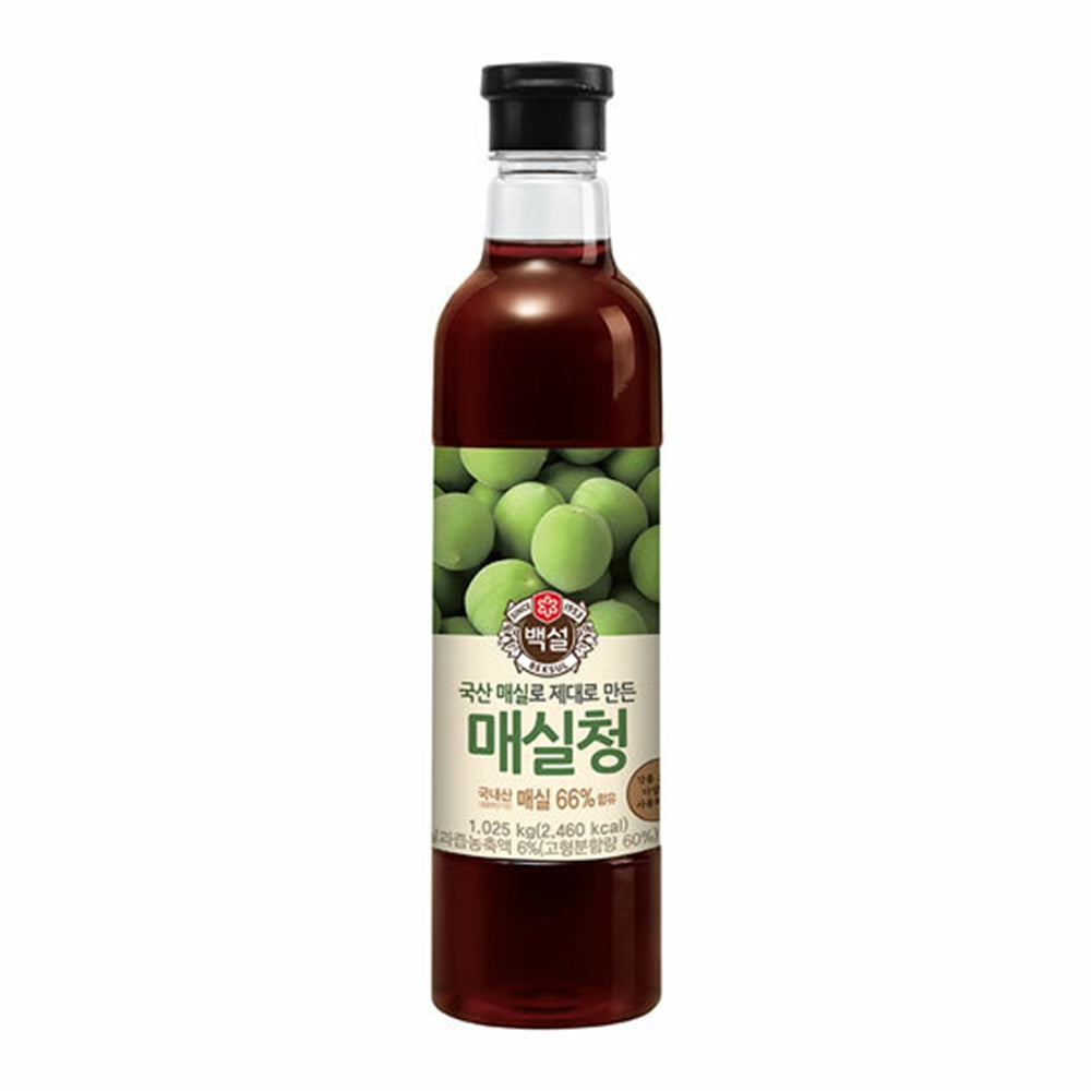 CJ Beksul Korean All Purpose Plum Extract Syrup 36.18oz, CJ 백설 매실청 1.0 ...