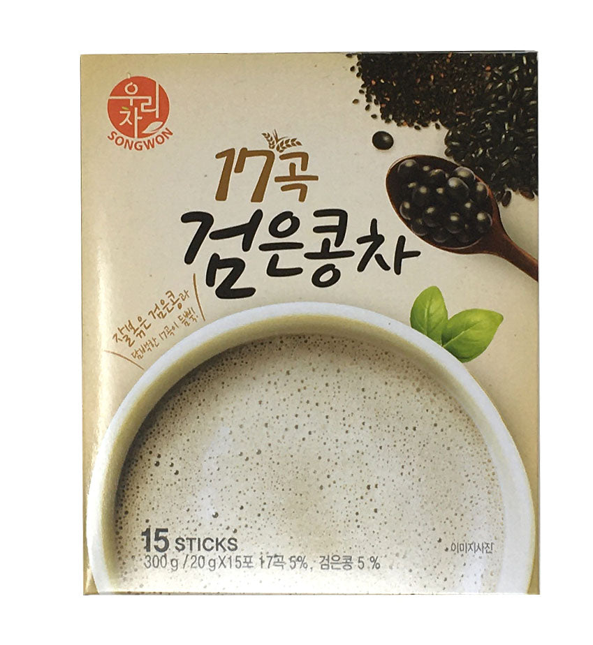 Songwon Food Korean Traditional Tea (Blackbean Tea) 0.7oz X 15 우리차 17곡 ...